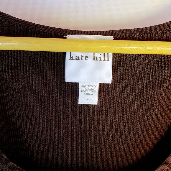 Kate Hill | Tops | Kate Hill Highend Brown Top Nwot | Poshmark
